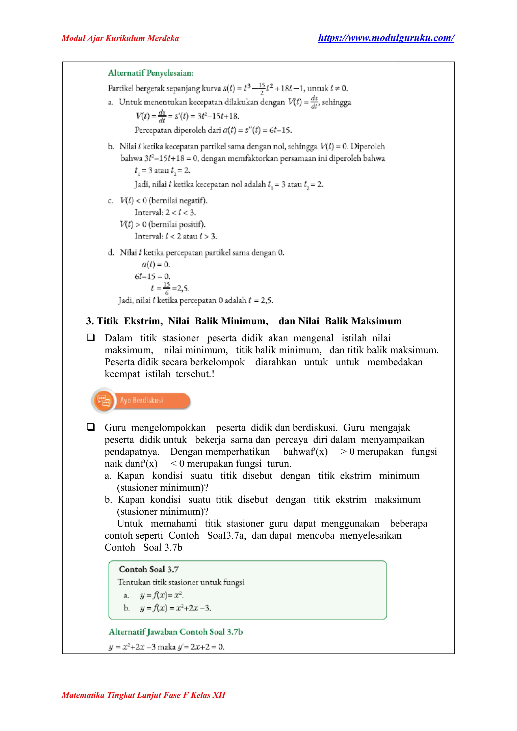 Modul Ajar Matematika Tingkat Lanjut Kelas 12 Fase F Kurikulum Merdeka ...