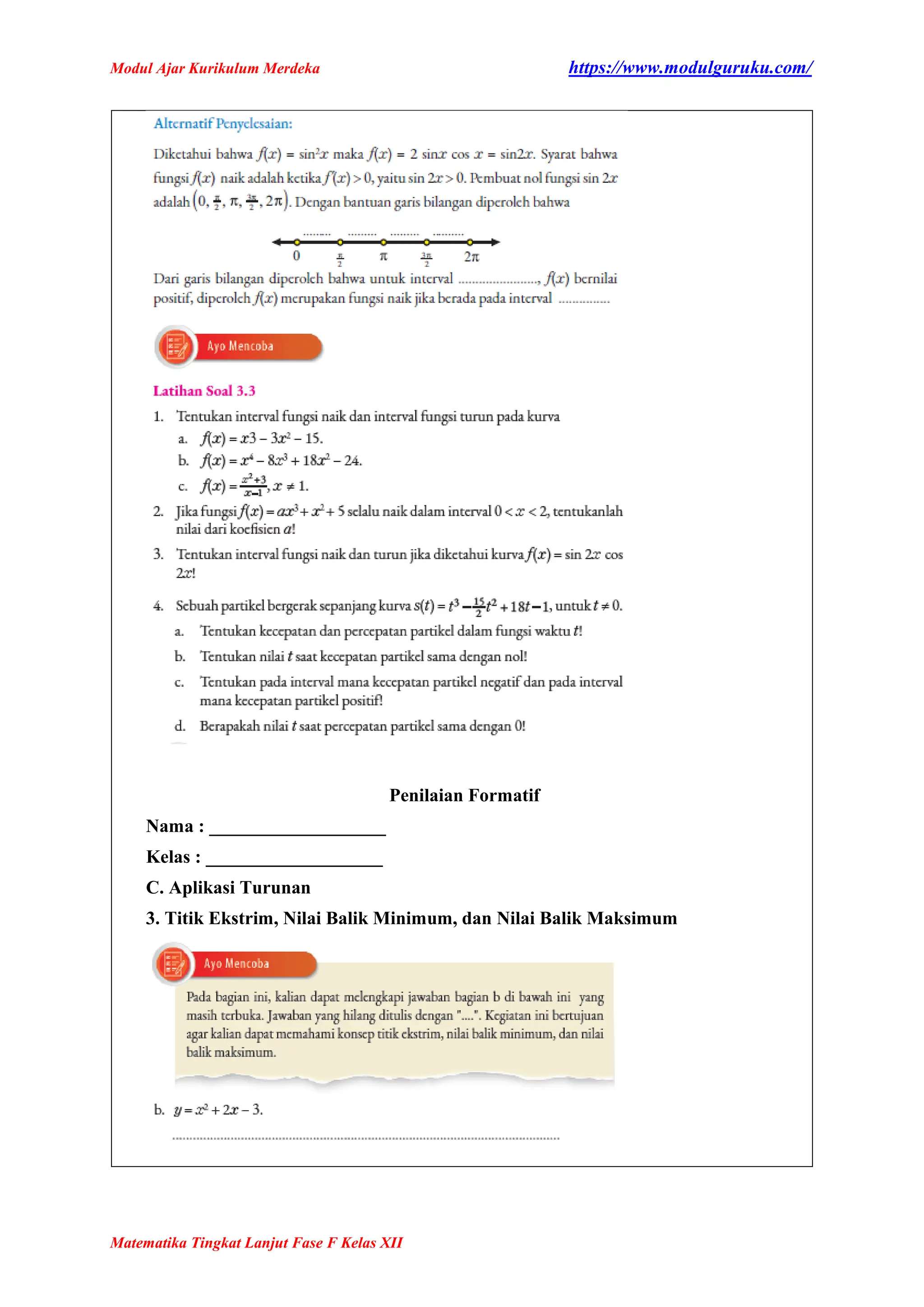 Modul Ajar Matematika Tingkat Lanjut Kelas 12 Fase F Kurikulum Merdeka ...