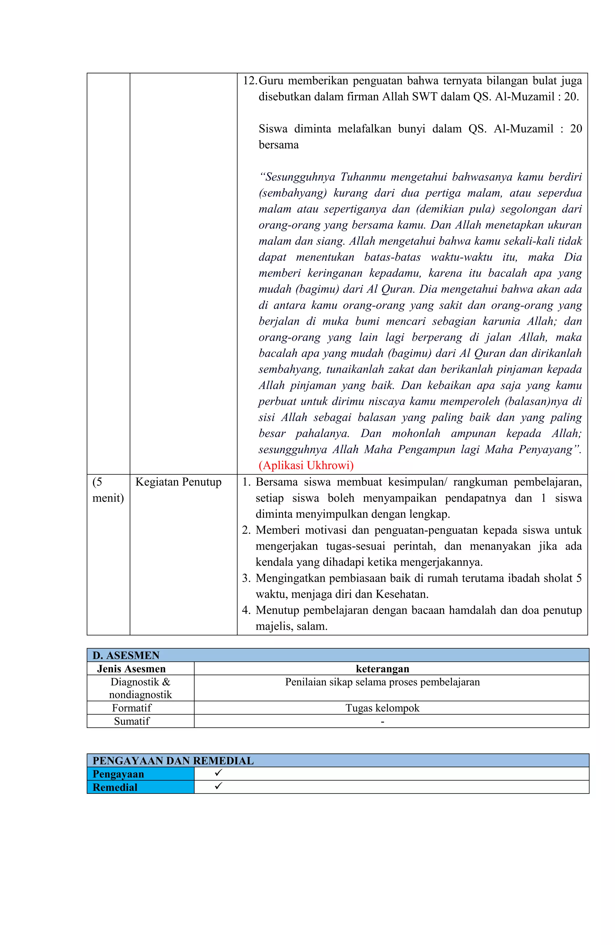 MODUL AJAR MTK P4 BAB 1.docx