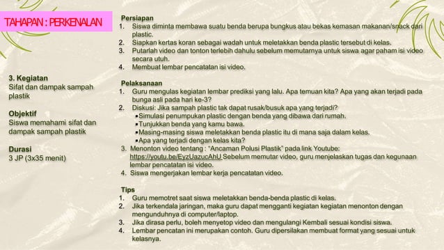 MODUL AJAR P5 EMA (Fase B ) - Gaya Hidup Berkelanjutan - Membuat Poster ...