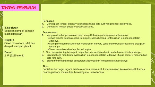 MODUL AJAR P5 EMA (Fase B ) - Gaya Hidup Berkelanjutan - Membuat Poster ...