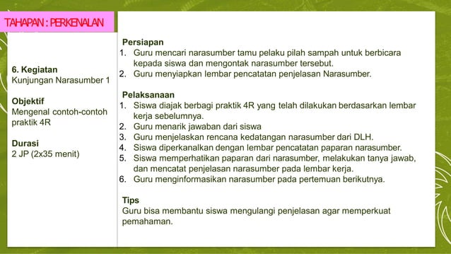 MODUL AJAR P5 EMA (Fase B ) - Gaya Hidup Berkelanjutan - Membuat Poster ...