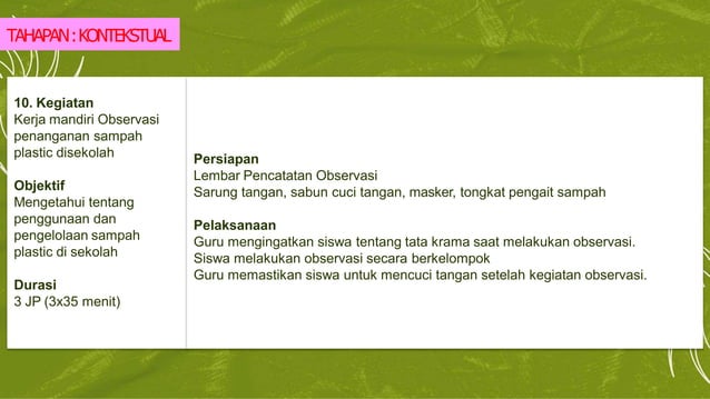 MODUL AJAR P5 EMA (Fase B ) - Gaya Hidup Berkelanjutan - Membuat Poster ...