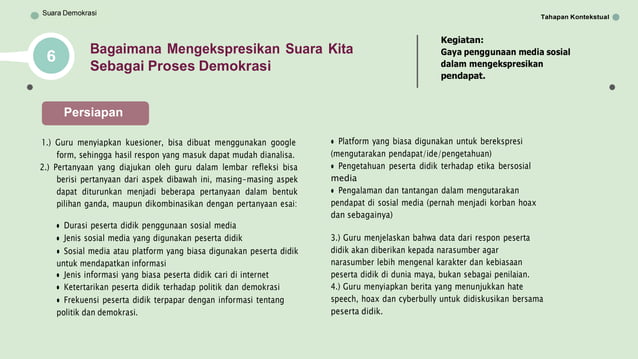 Modul ajar P5 Suara Demokrasi aku pengertian | PDF