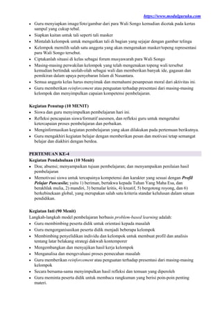 Modul Ajar PAI Budi Pekerti Kelas 10 SMA Fase E | PDF