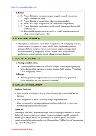 MODUL AJAR PAI DAN BUDI PEKERTI KELAS 2 BAB 3 KURIKULUM MERDEKA.docx