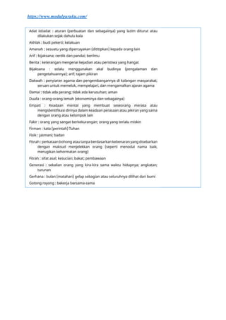 MODUL AJAR PAI DAN BUDI PEKERTI KELAS 5 BAB 3 KURIKULUM MERDEKA.docx