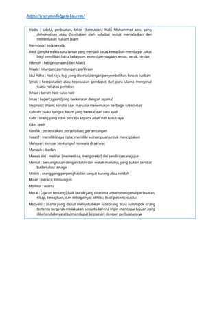 MODUL AJAR PAI DAN BUDI PEKERTI KELAS 5 BAB 3 KURIKULUM MERDEKA.docx