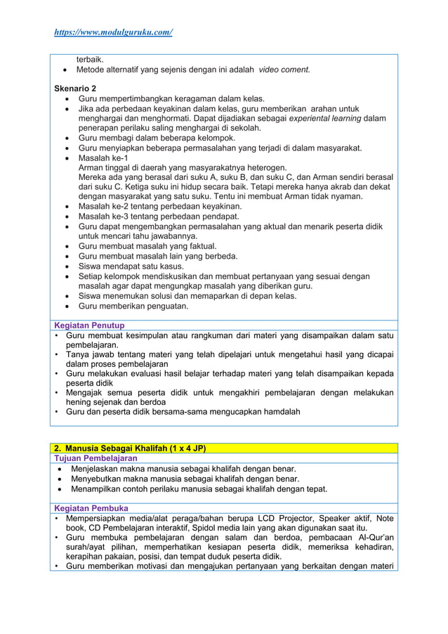 MODUL AJAR PAI DAN BUDI PEKERTI KELAS 5 BAB 3 KURIKULUM MERDEKA.docx