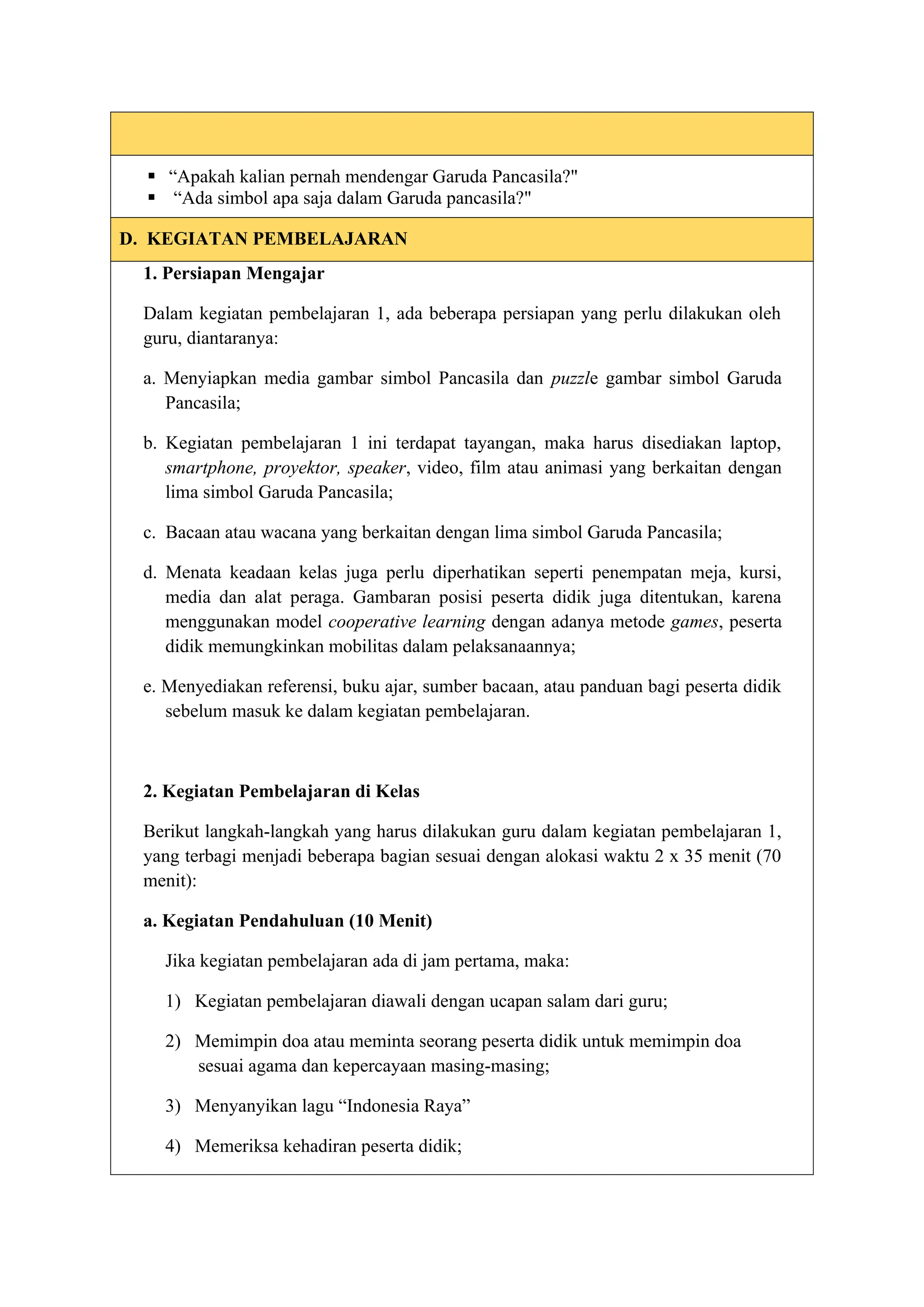 MODUL AJAR PENDIDIKAN PANCASILA KELAS 2 KURIKULUM MERDEKA | DOCX