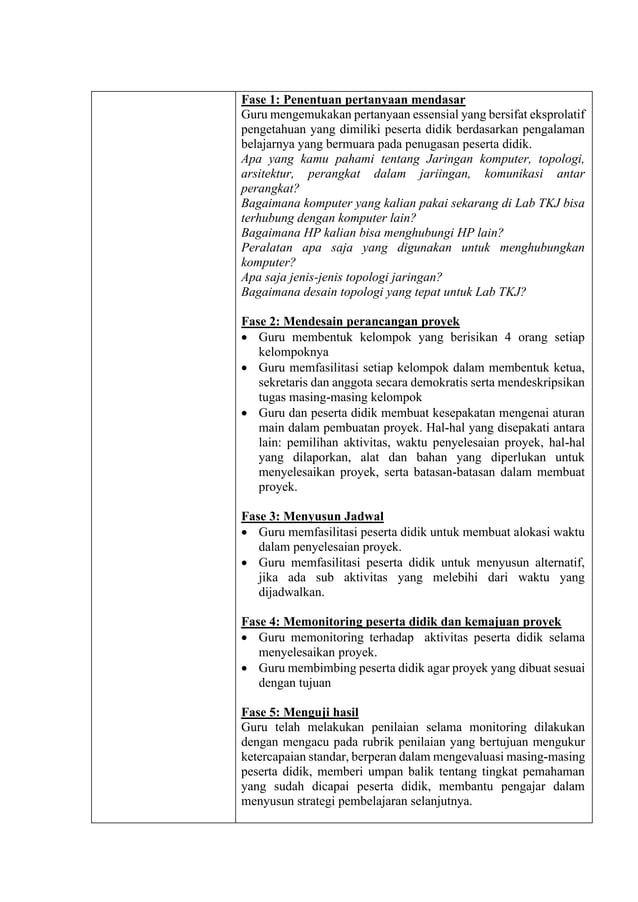MODUL AJAR PERENCANAAN DAN PENGALAMATAN JARINGAN | PDF