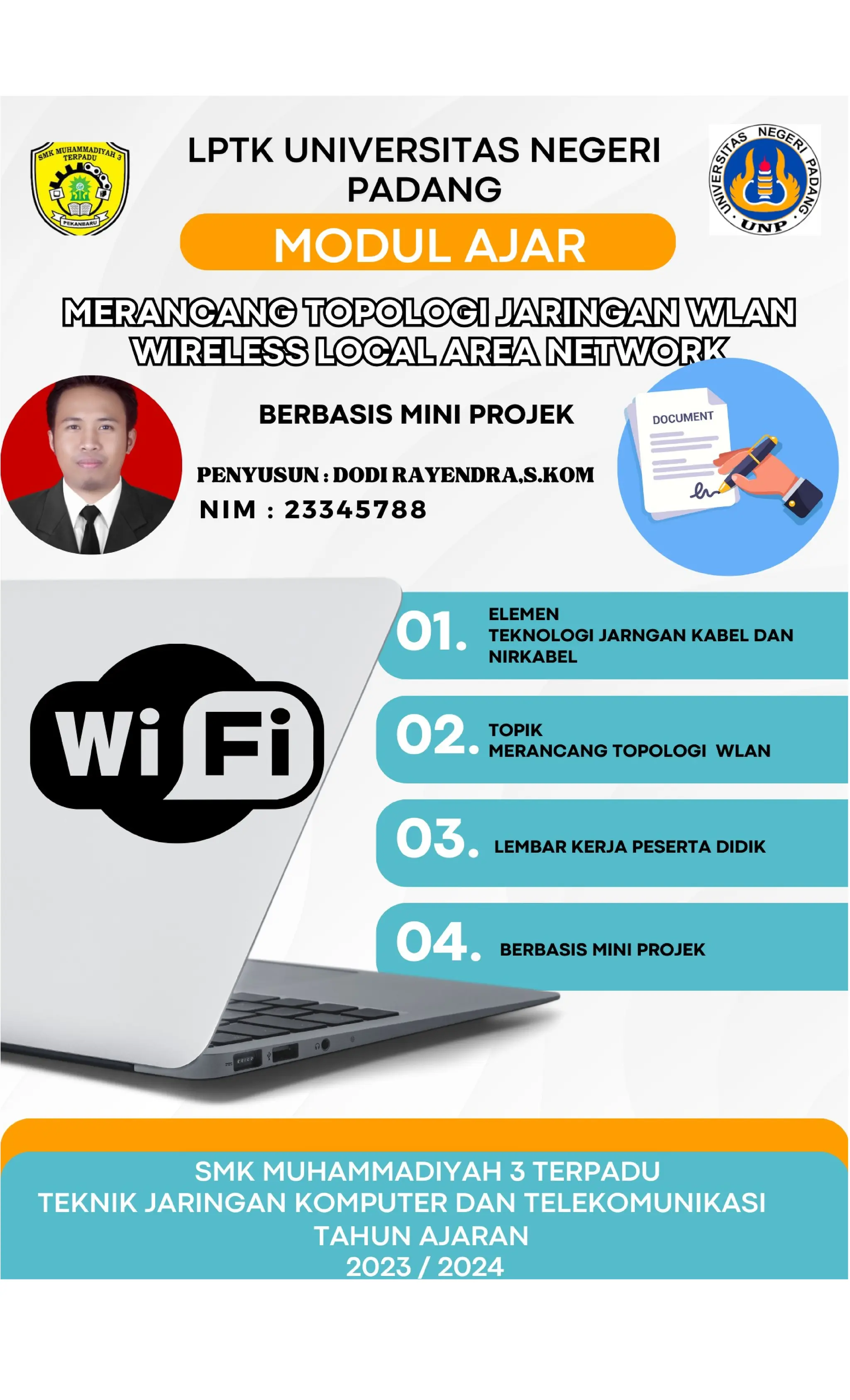 MODUL AJAR PERTEMUAN 1 RANCANGAN TOPOLOGI WLAN - PJBL - MINI PROJEK ...