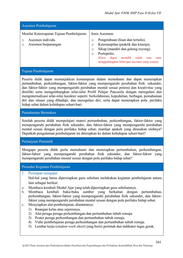 MODUL AJAR PERTUMBUHAN _ PERKEMBANGAN.docx