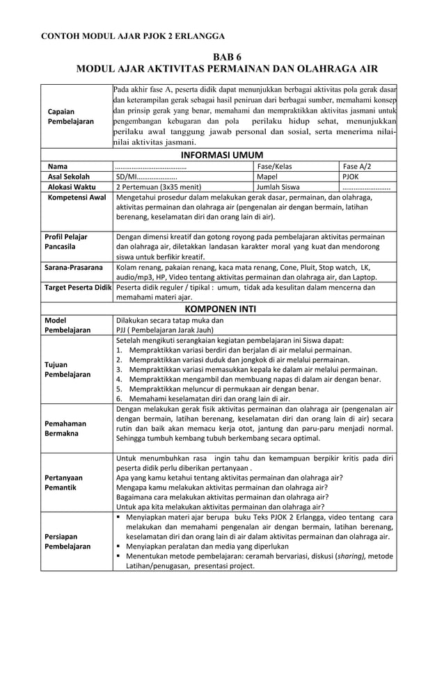 MODUL AJAR PJOK 2 BAB 6 (aktivitas permainan dan olahraga air).pdf