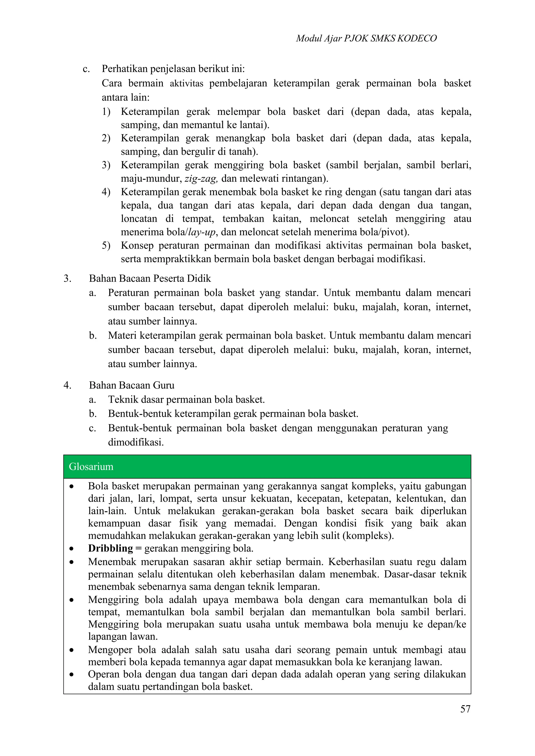 modul Ajar PJOK Fase E kelas XI elemen terbaru | PDF