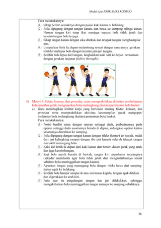 modul Ajar PJOK Fase E kelas XI elemen terbaru | PDF