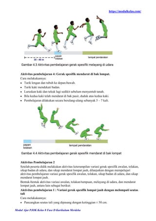Modul Ajar PJOK Kelas 8 SMP/MTs Fase D Kurikulum Merdeka | PDF
