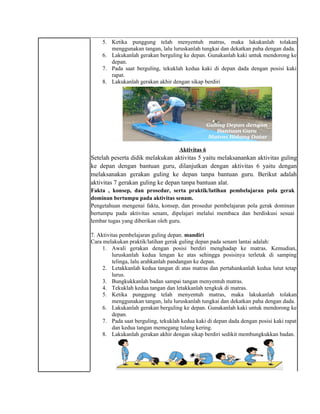 MODUL AJAR PJOK SENAM LANTAI GULING DEPAN OK.docx