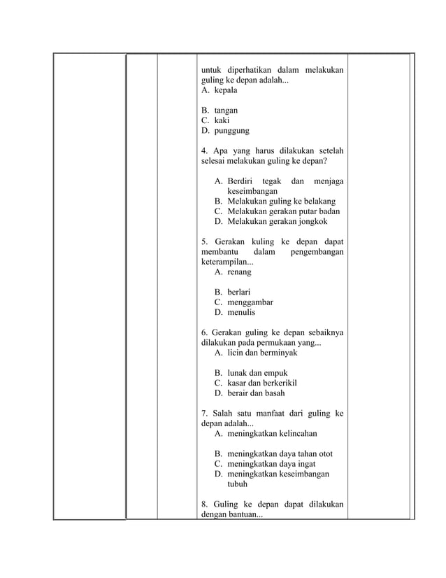 MODUL AJAR PJOK SENAM LANTAI GULING DEPAN OK.docx