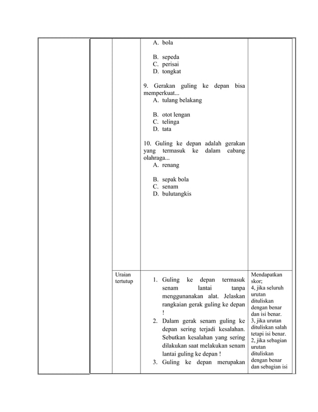 MODUL AJAR PJOK SENAM LANTAI GULING DEPAN OK.docx