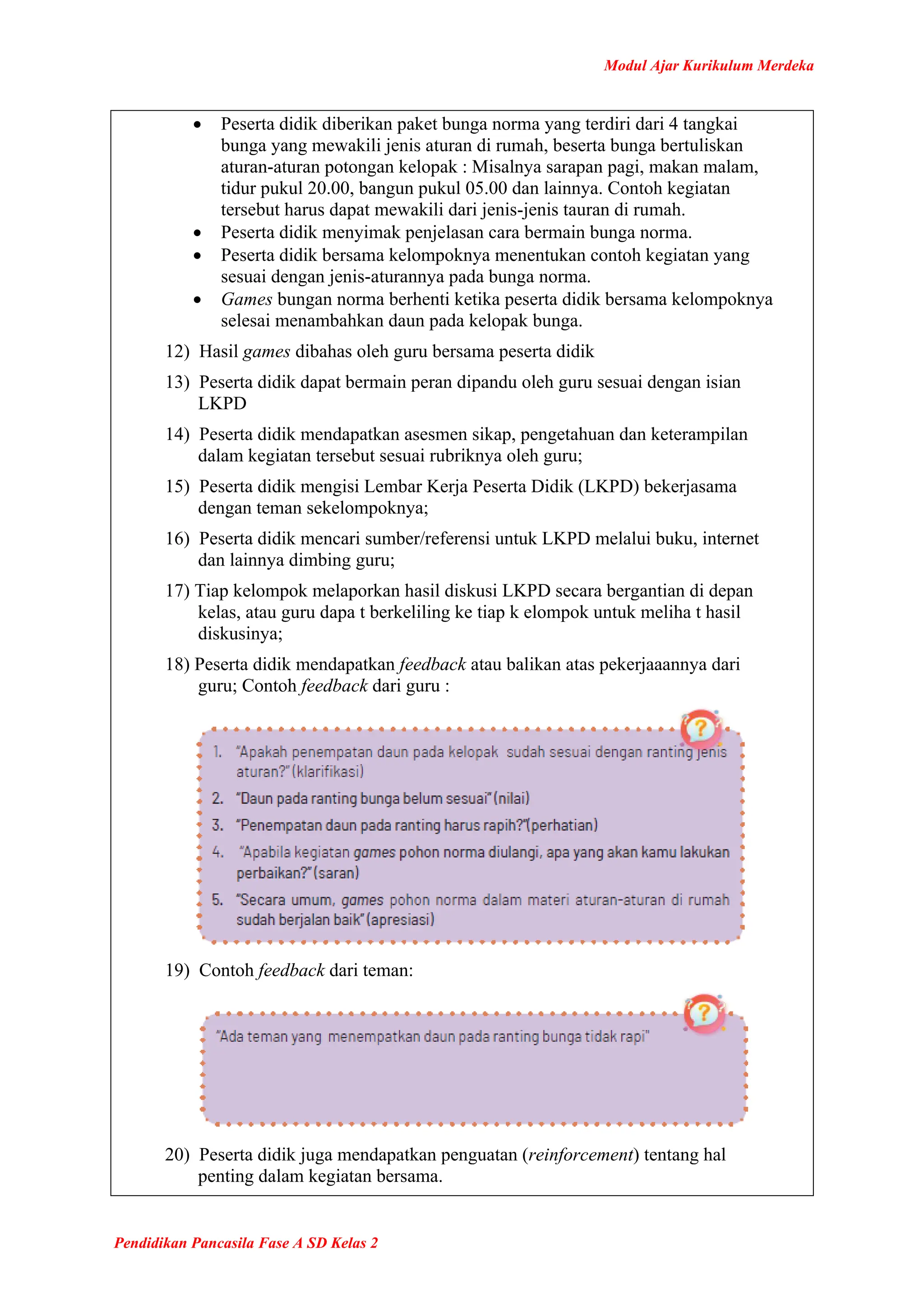 Modul Ajar Pendidikan Kewarganegaraan Kelas 2 | PDF