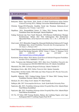 Modul Ajar Pendidikan Kewarganegaraan Kelas 2 | PDF