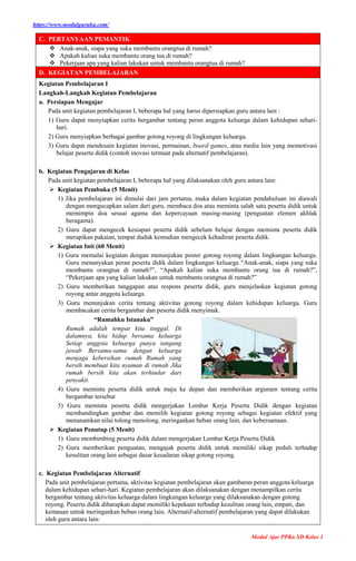 Modul Ajar PPKn BAB 5 Kelas 1 | PDF