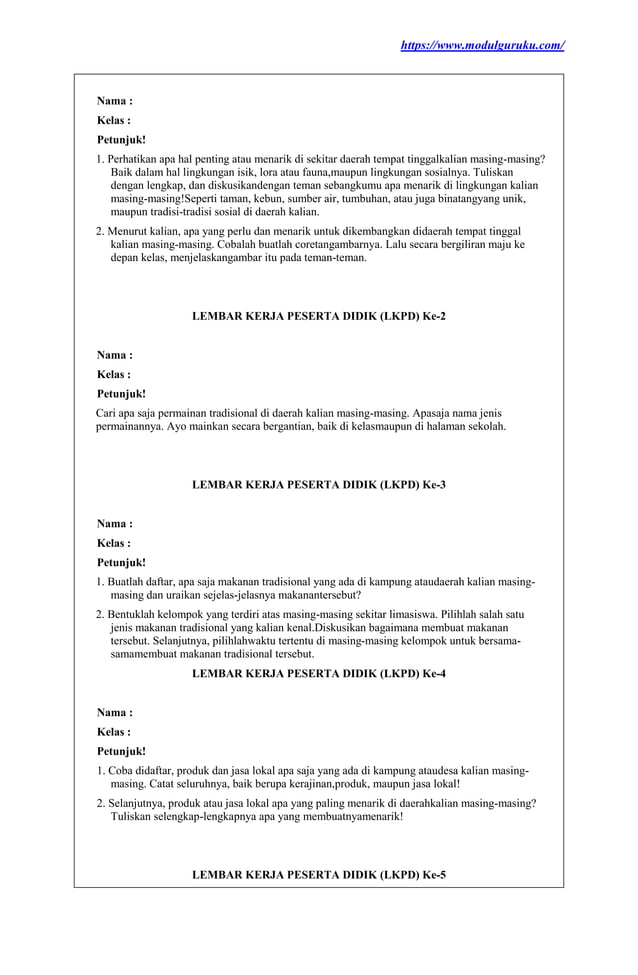 Modul Ajar PPKn Kelas 7 SMP Bab 5 | DOCX