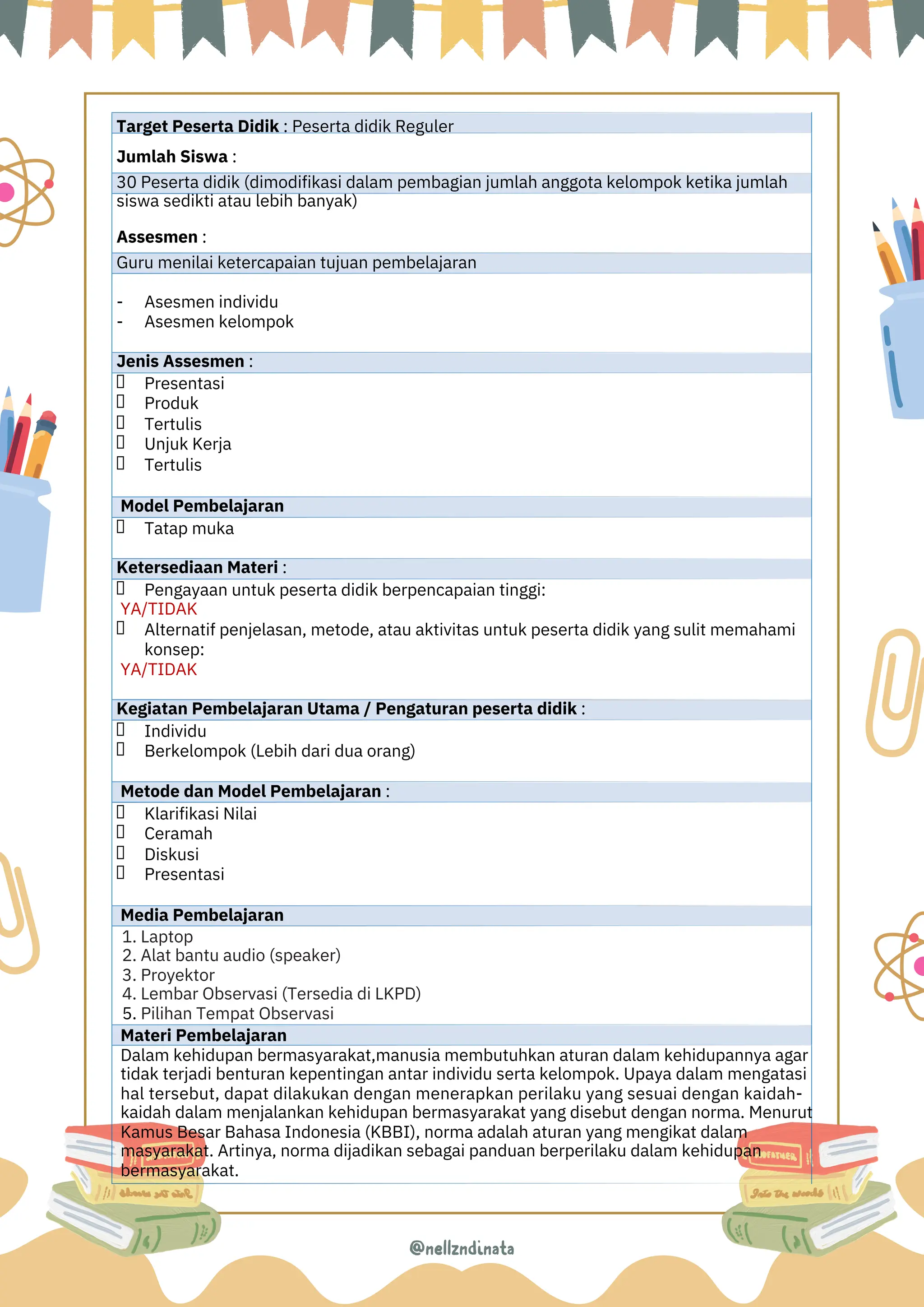 Modul Ajar PPKn Kls 5_Norma dalam Kehidupanku.pdf