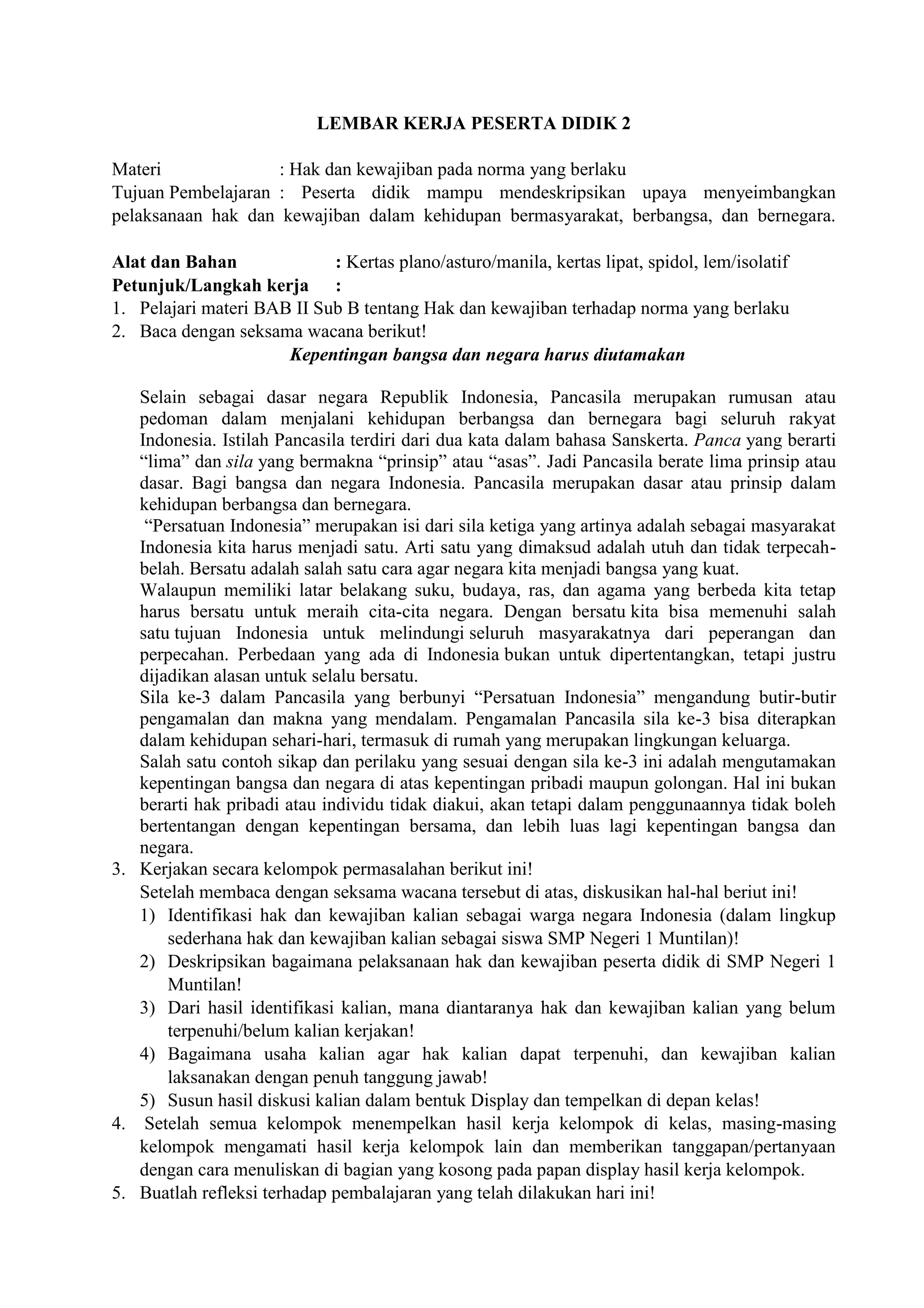 MODUL AJAR PPKn KLS 7 BAB 2.pdf