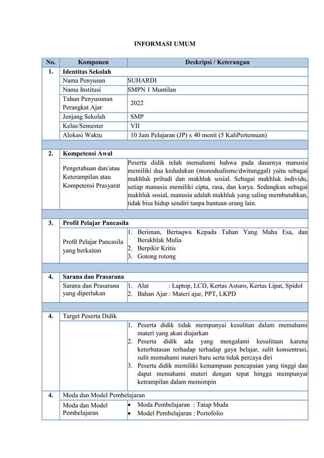MODUL AJAR PPKn KLS 7 BAB 2.pdf