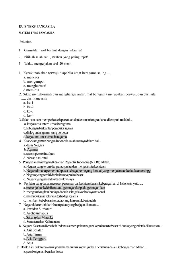 MODUL AJAR PPKn KLS V PjBL-KEMENTERIAG AGAMA REPUBLIK INDONESIA | PDF