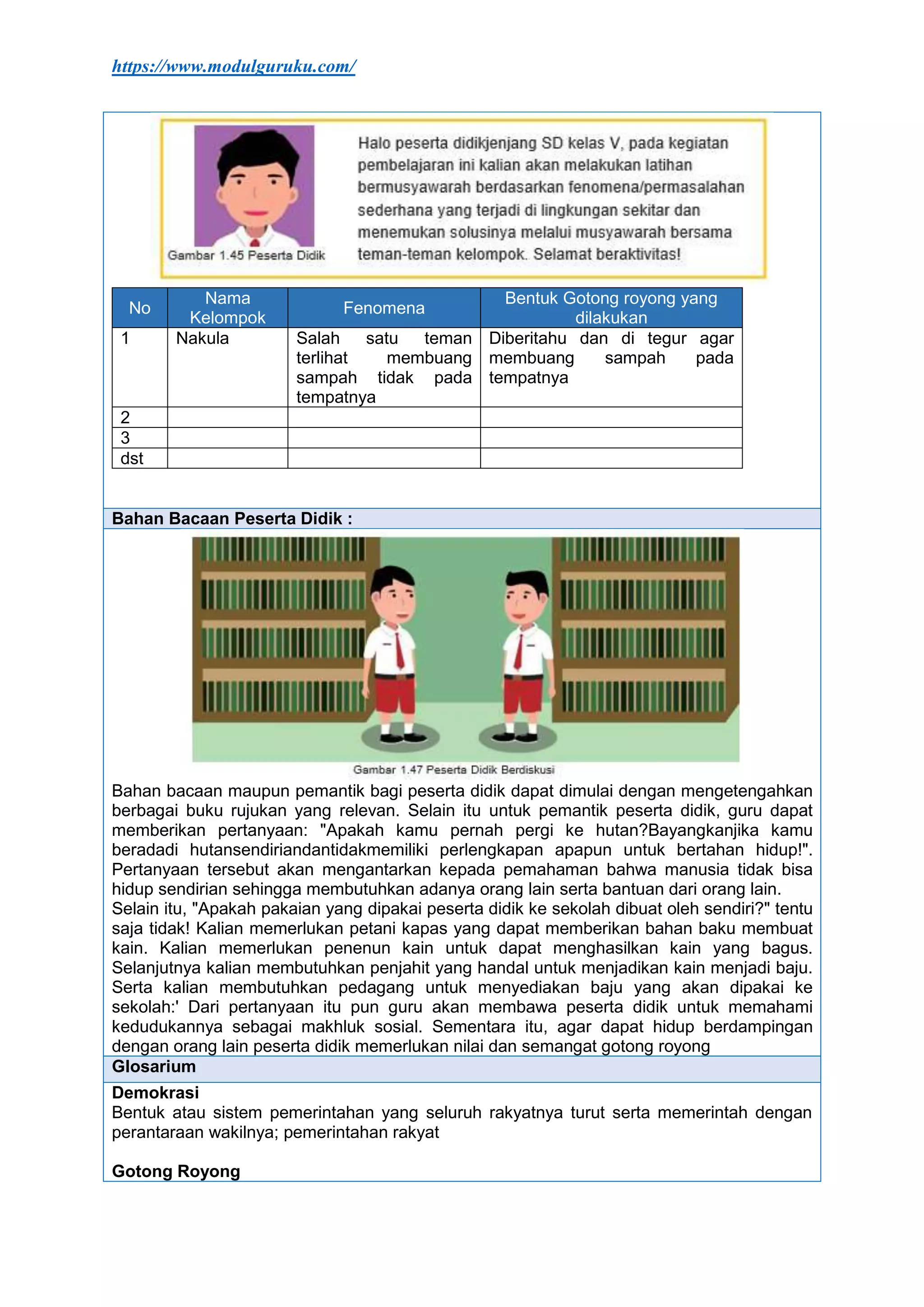 MODUL AJAR PPKn UNIT 1 PEMBELAJARAN 4 KELAS 5 KURIKULUM MERDEKA.docx