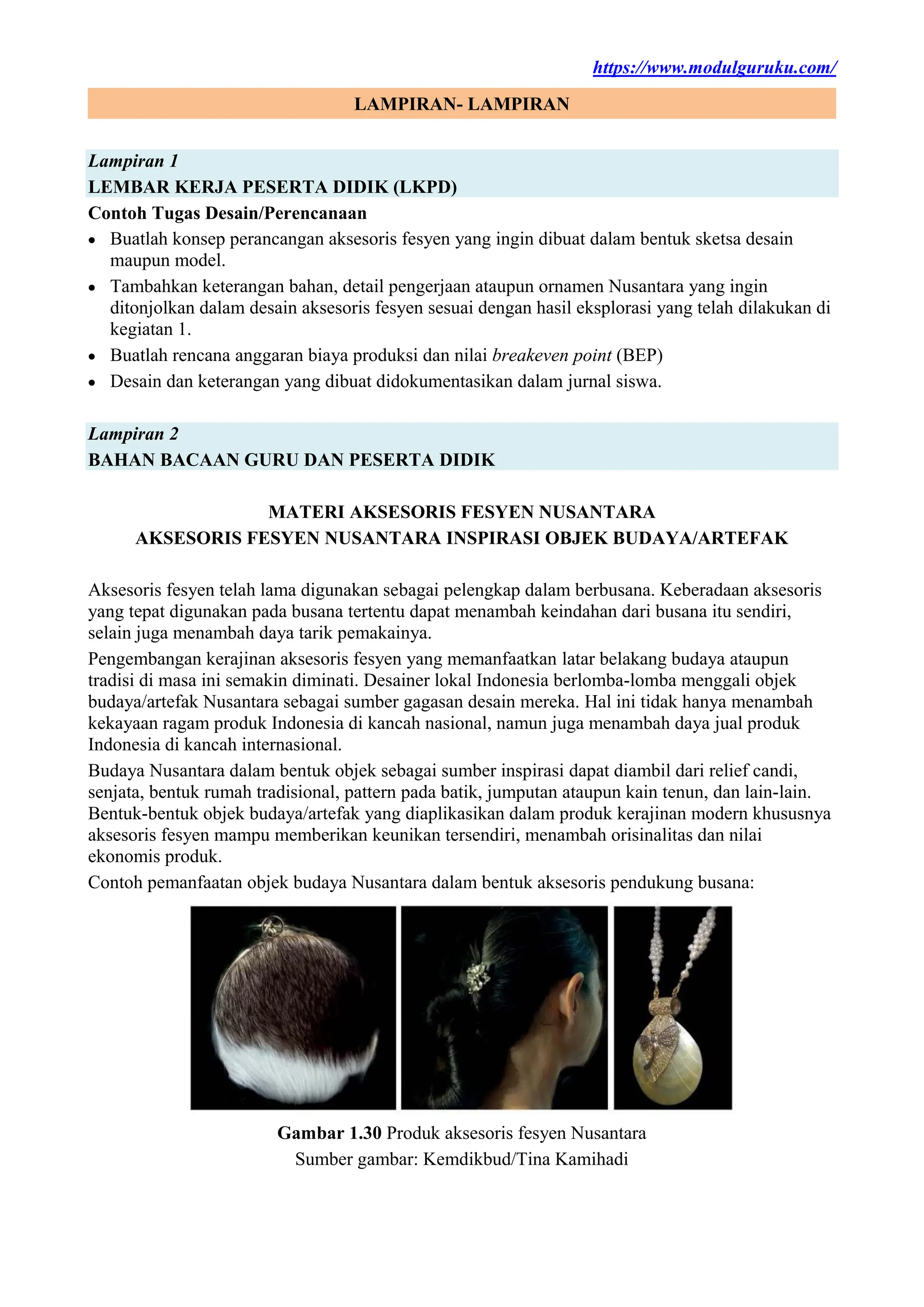 Modul Ajar Prakarya Kerajinan Kelas 10 Fase E Kurikulum Merdeka | PDF