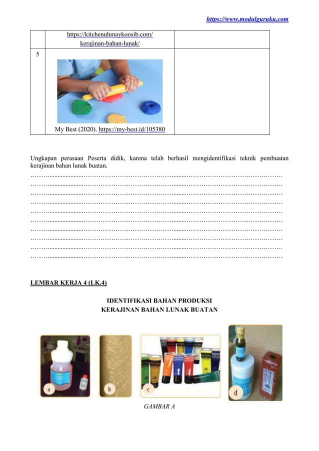 Modul Ajar Prakarya Kerajinan Kelas 8 SMP Fase D | DOCX