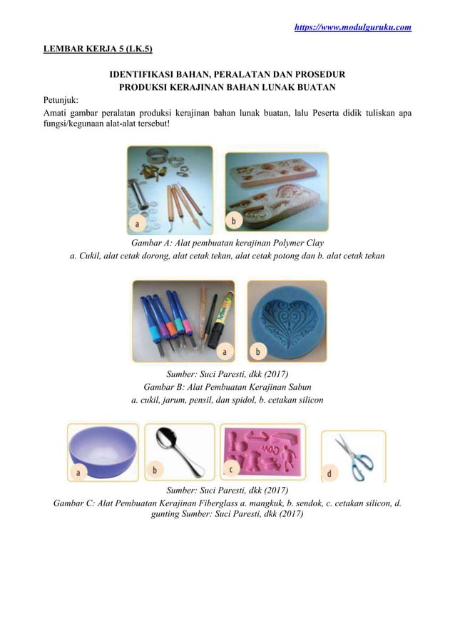 Modul Ajar Prakarya Kerajinan Kelas 8 SMP Fase D | DOCX