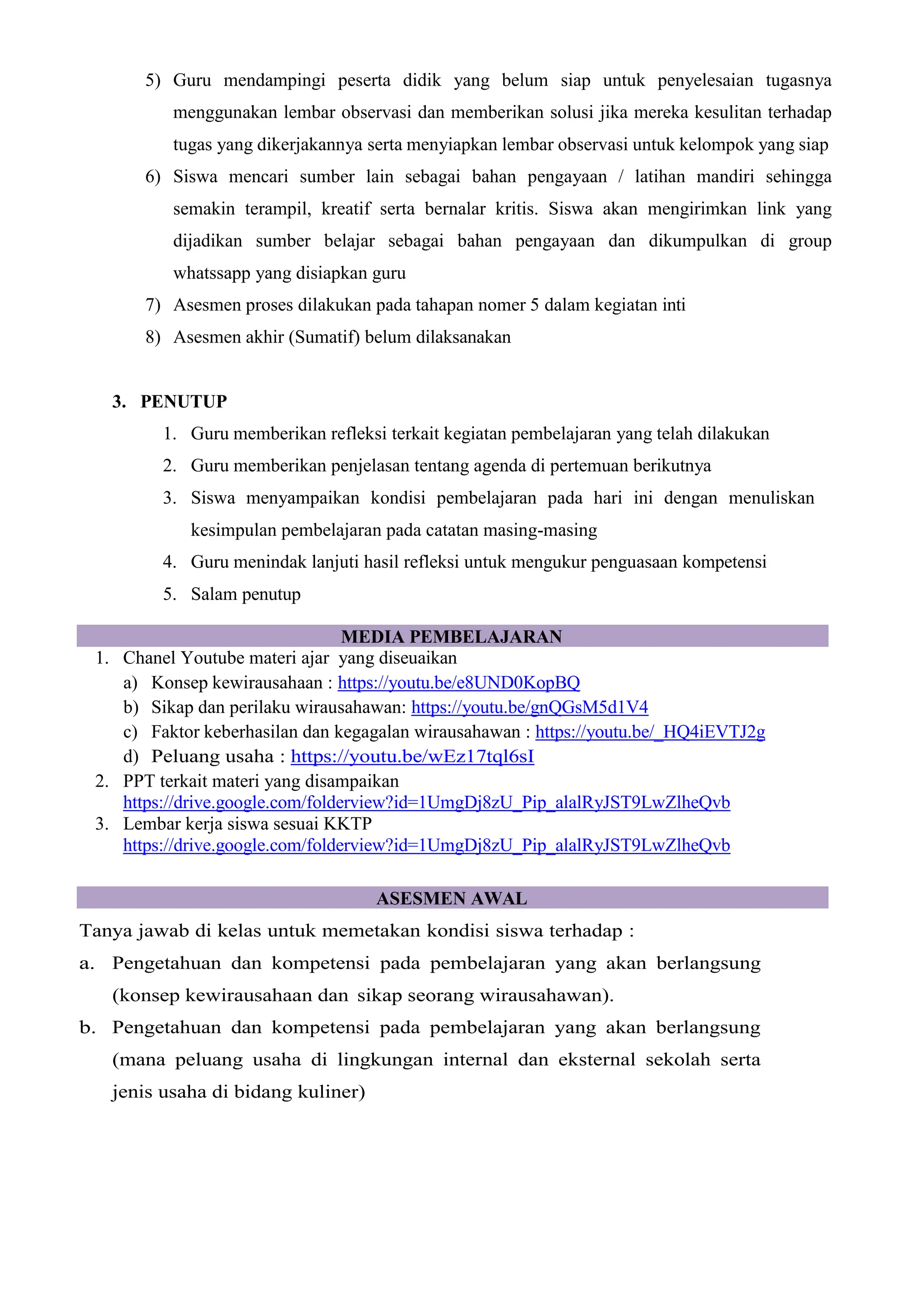 Modul Ajar Projek Kreatif dan Kewirausahaan - Peluang Usaha di ...