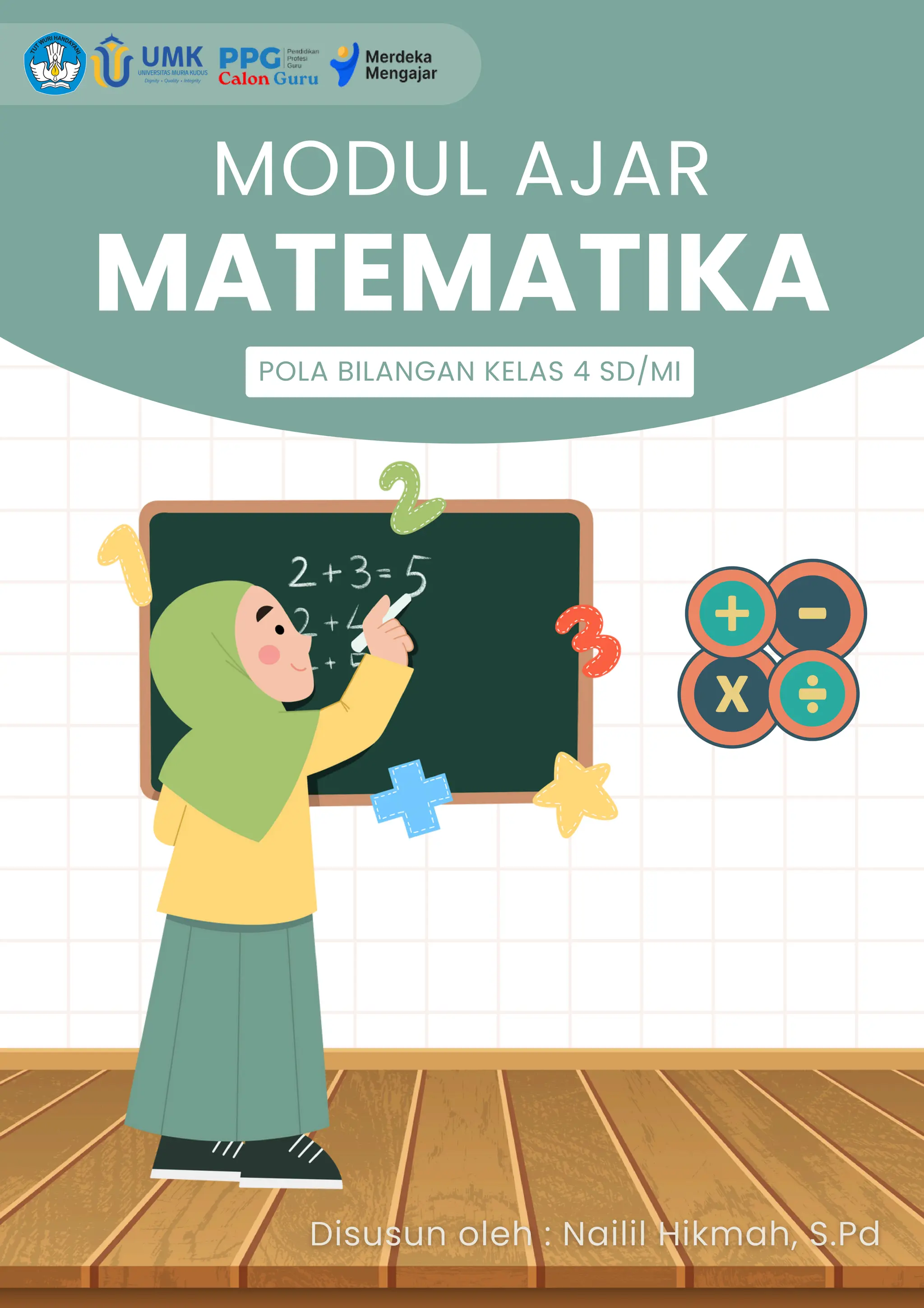 Modul ajar Matematika Kelas 4 tentang pola bilangan.pdf