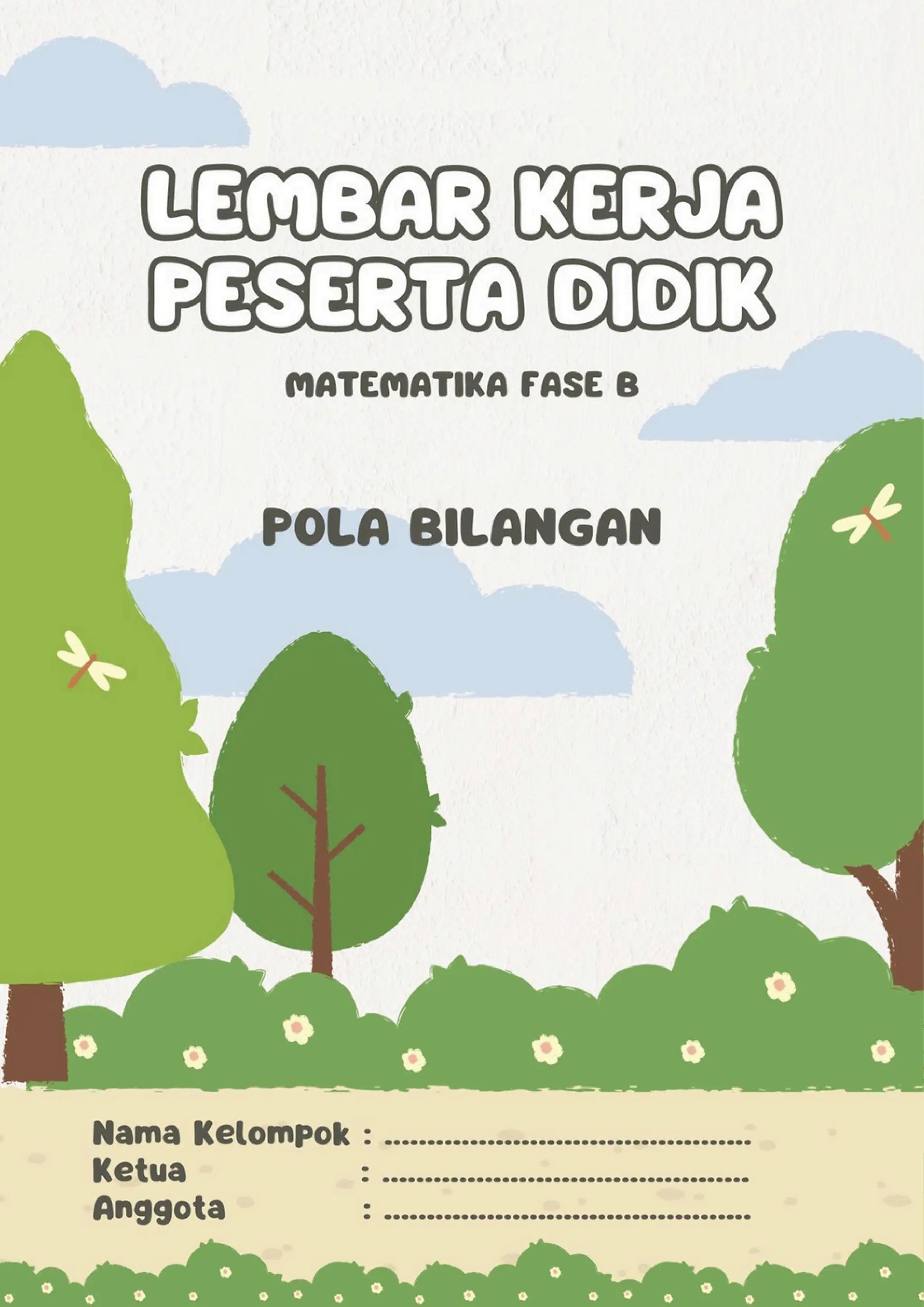 Modul ajar Matematika Kelas 4 tentang pola bilangan.pdf