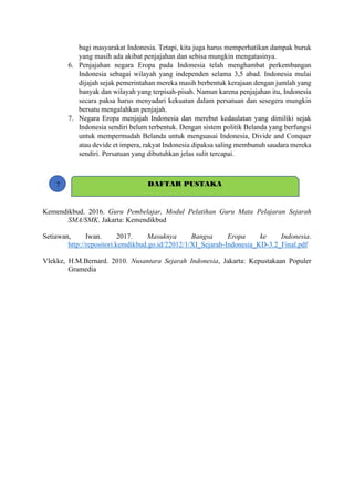 Modul Ajar Sejarah - Dampak Kolonialisme dan Imperialisme - Fase F 3.pdf