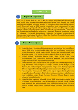 Modul Ajar Sejarah - Dampak Kolonialisme dan Imperialisme - Fase F 3.pdf