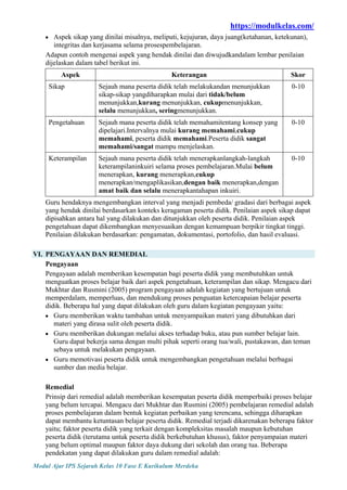 Modul Ajar Sejarah Kelas 10 SMA/MA Fase E Kurikulum Merdeka | PDF