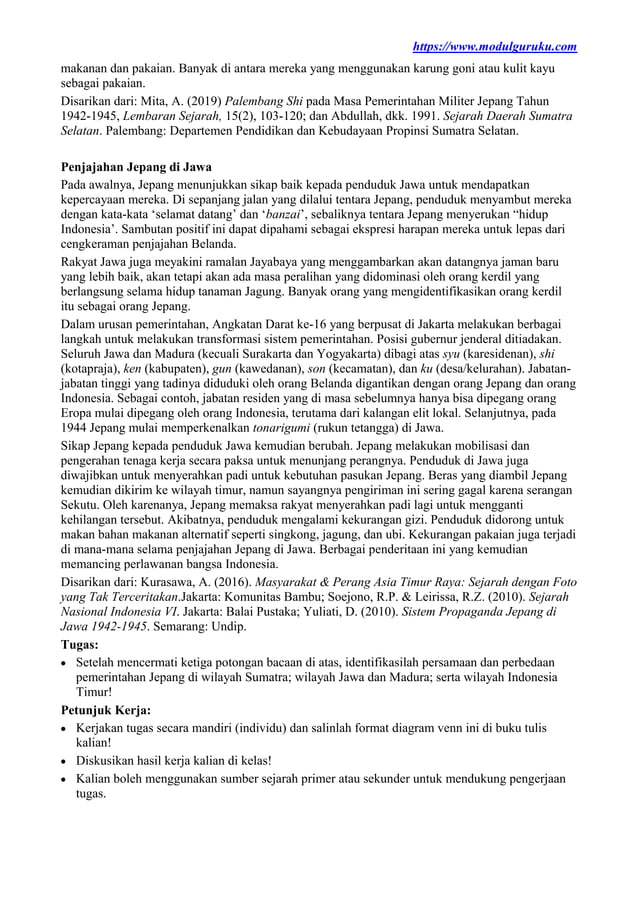 Modul Ajar Sejarah Kelas 11 Fase F Kurikulum Merdeka | PDF