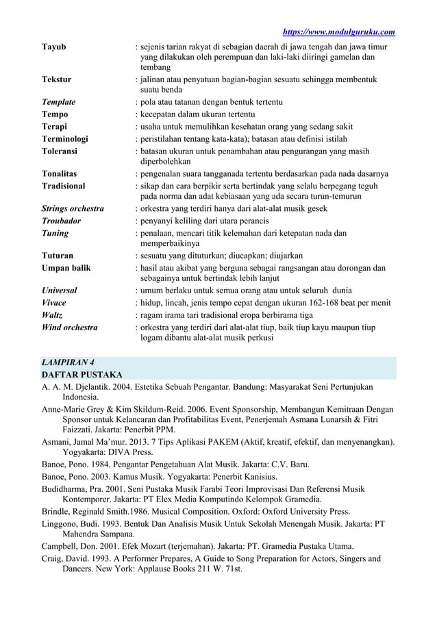 Modul Ajar Seni Musik Kelas 11 SMA Fase F | PDF