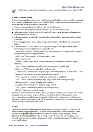 Modul Ajar Seni Teater Kelas 7 SMP/MTs Fase D Kurikulum Merdeka | PDF