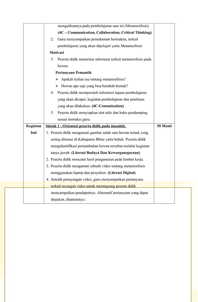 MODUL AJAR SIKLUS MAKHLUK HIDUP KELAS 3.docx