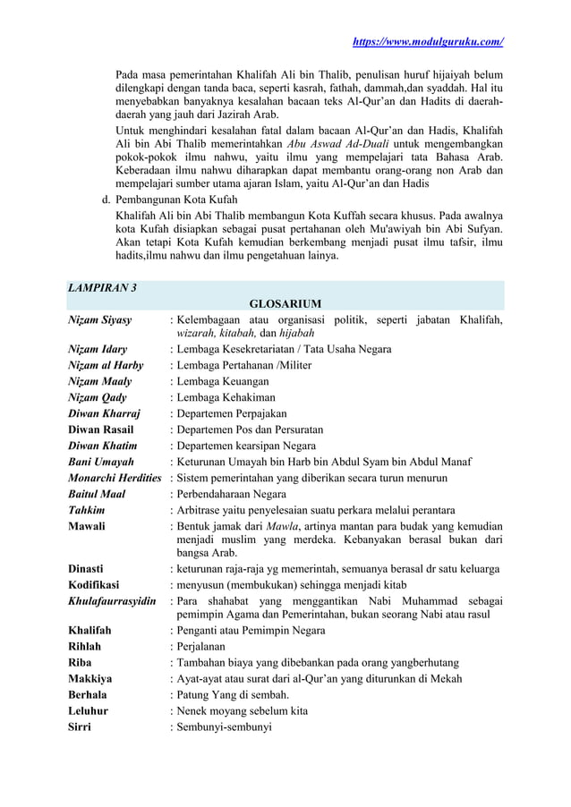 Modul Ajar SKI Kelas 7 Fase D Kurikulum Merdeka | PDF