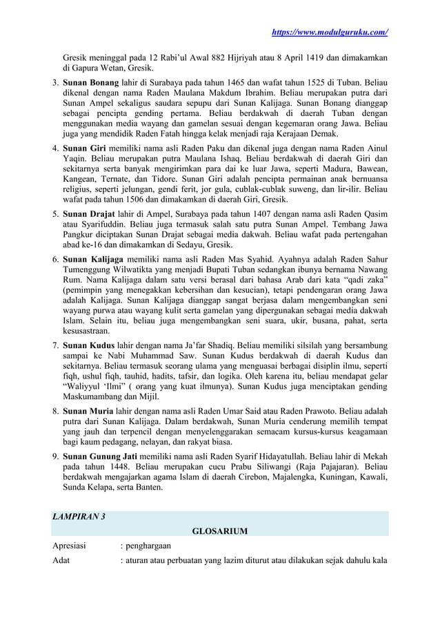 Modul Ajar SKI Kelas 9 Fase D Kurikulum Merdeka | PDF