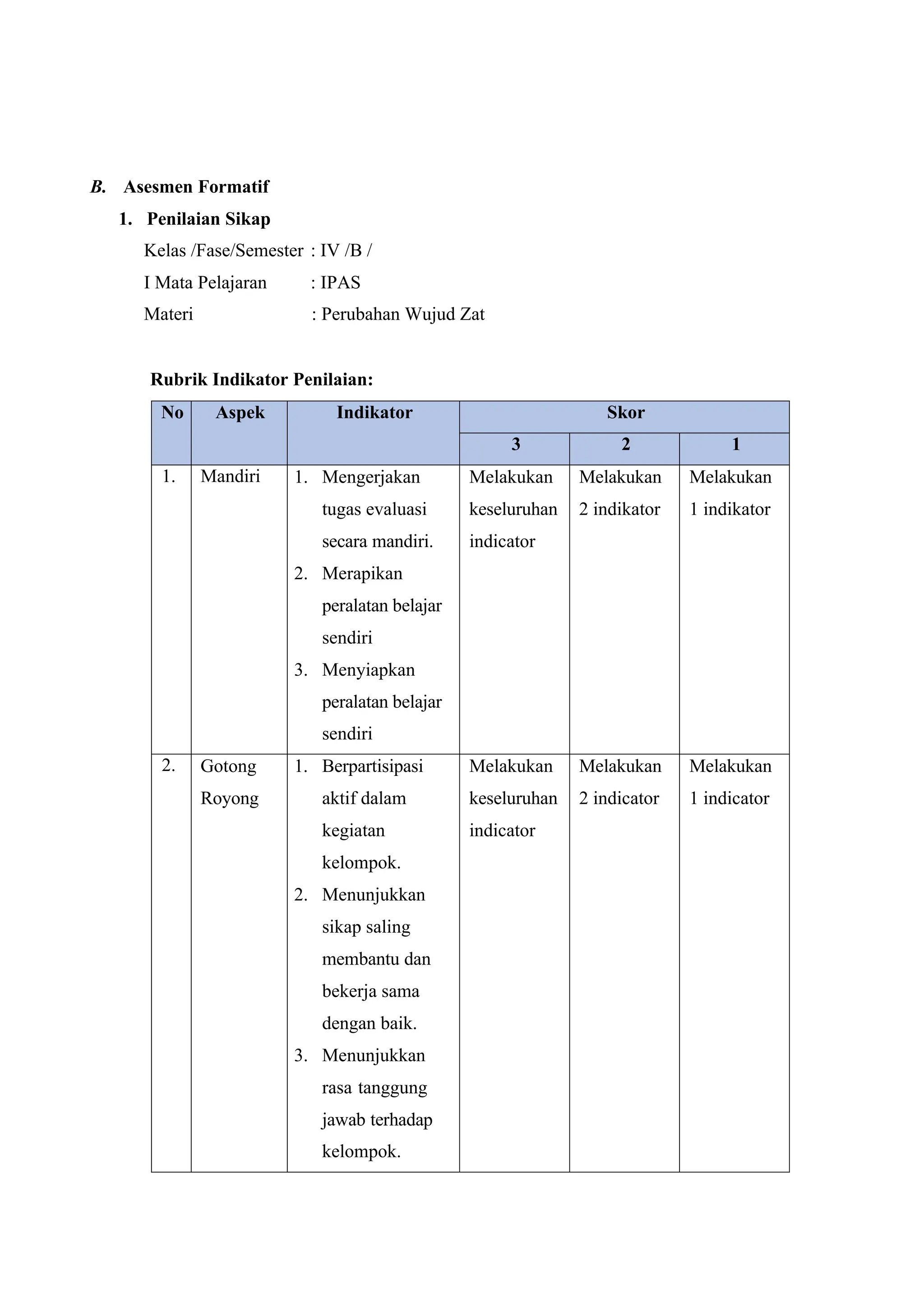 MODUL AJAR TaRL IPAS KELAS 4 PERUBAHAN WUJUD BENDA UKIN.docx