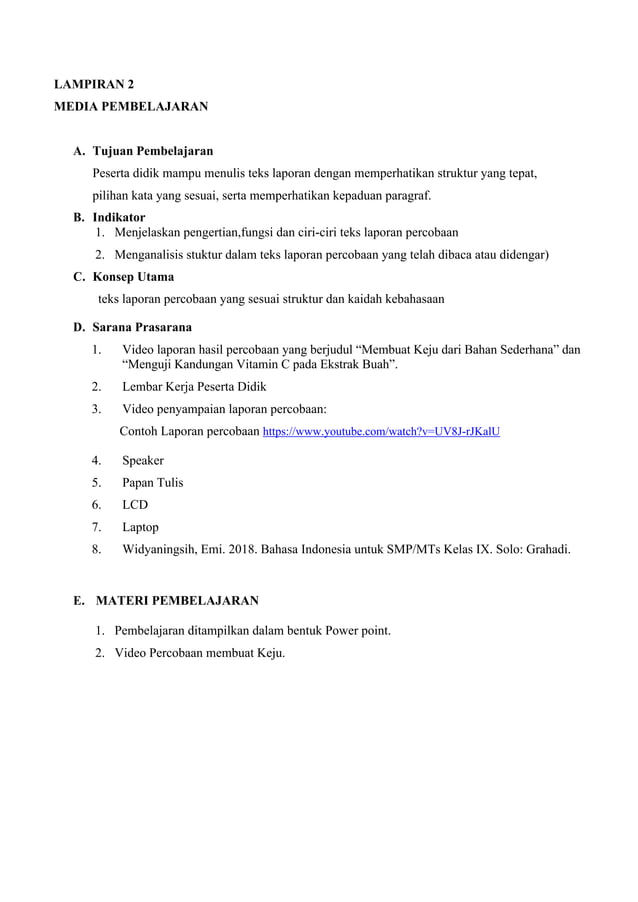 Modul Ajar teks Laporan Percobaan.pdf